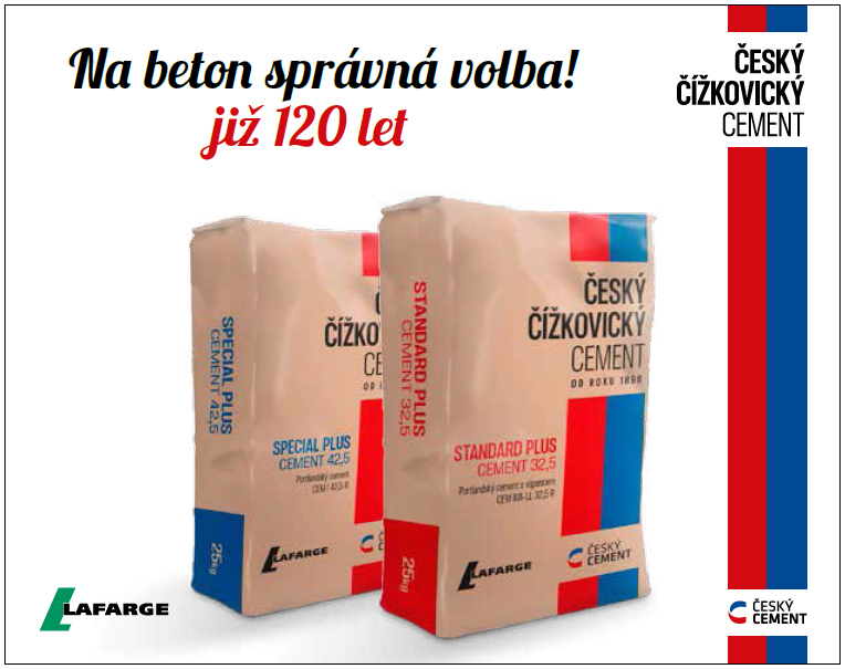 Novinka roku 2018: Český čížkovický cement